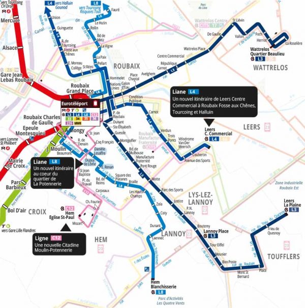 Ilévia : de nouvelles lignes dès le le 4 novembre - Ville de Hem