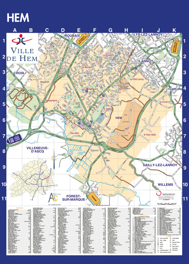 Plan Ville de HEM - Ville de Hem